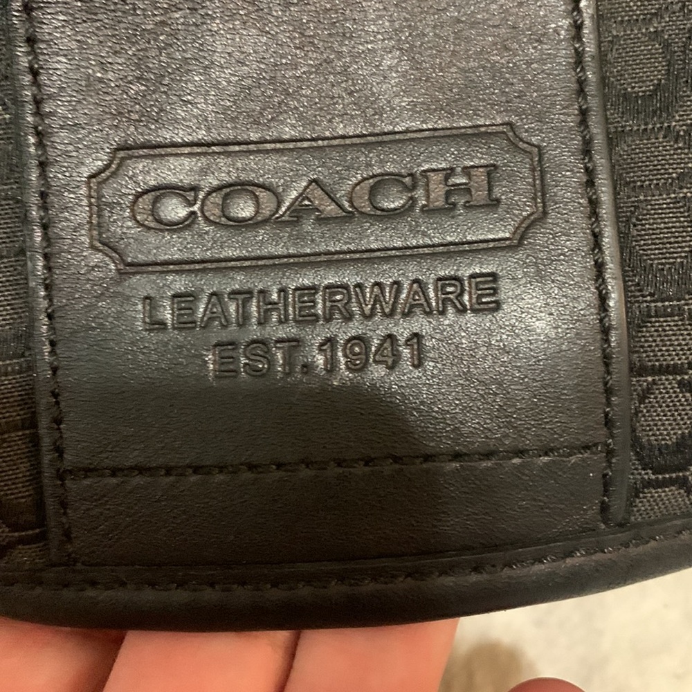 Coach Vintage Messenger Bag Signature & Leather- Tons… - Gem